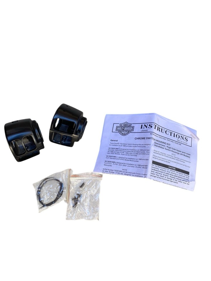 Harley Davidson Right And Left Hand Control Switch Housings OEM | eBay