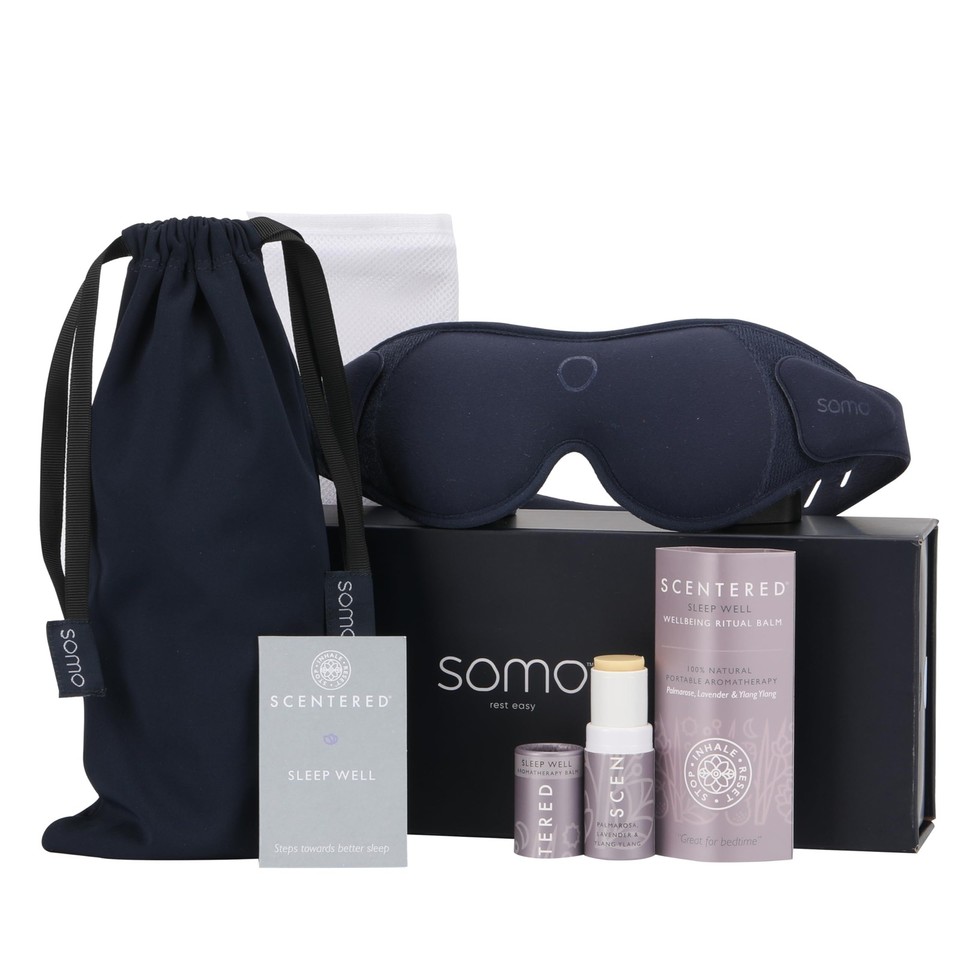 x SOMO Luxury Blackout 3D Sleep Mask for Side Sleepers & Sleep Well ...