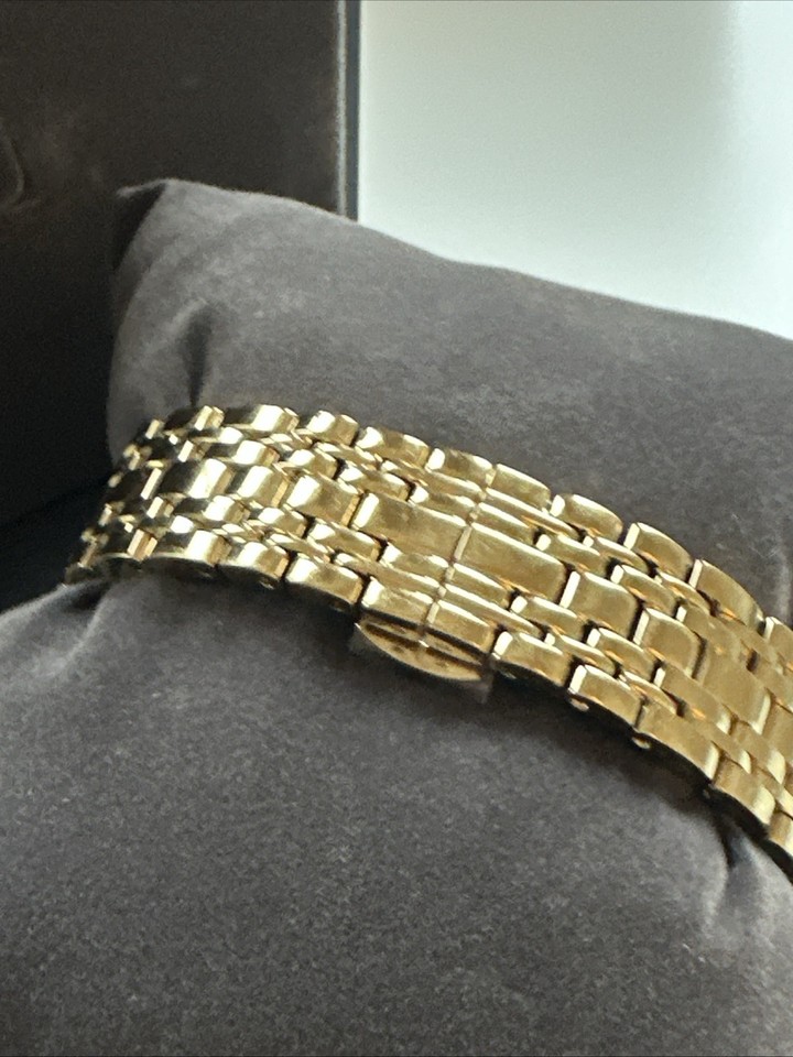 Bulova Women's Modern Quartz Gemmed Gold Stainless Steel Watch 21 MM ...