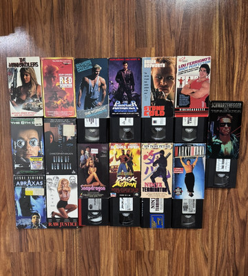 Sci-Fi Action Workout VHS lot of 15 some SEALED! The Punisher ...