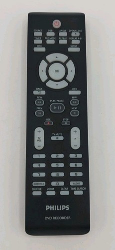 Genuine Philips 2422 5490 1575 DVD Recorder Remote For DVDR3480 VGC ...