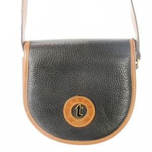 a.testoni DINAMICO shoulder bag pochette leather olor scheme logo black ...