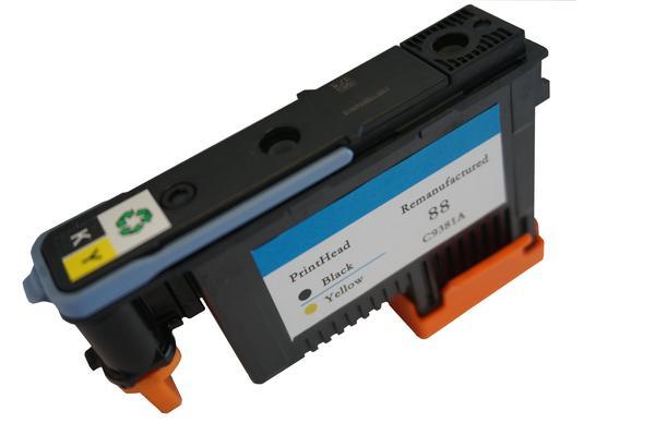 Reman HP 88 Print Head Black/Yellow C9381A For HP K5300 K8600 L7380 | eBay