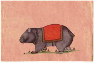 India - Rare And Miniature Water Painting