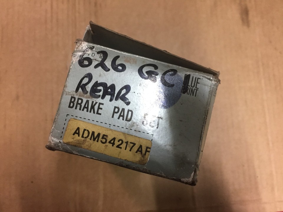 MAZDA 626 BLUEPRINT REAR BRAKE PADS - JIMMY'S | eBay