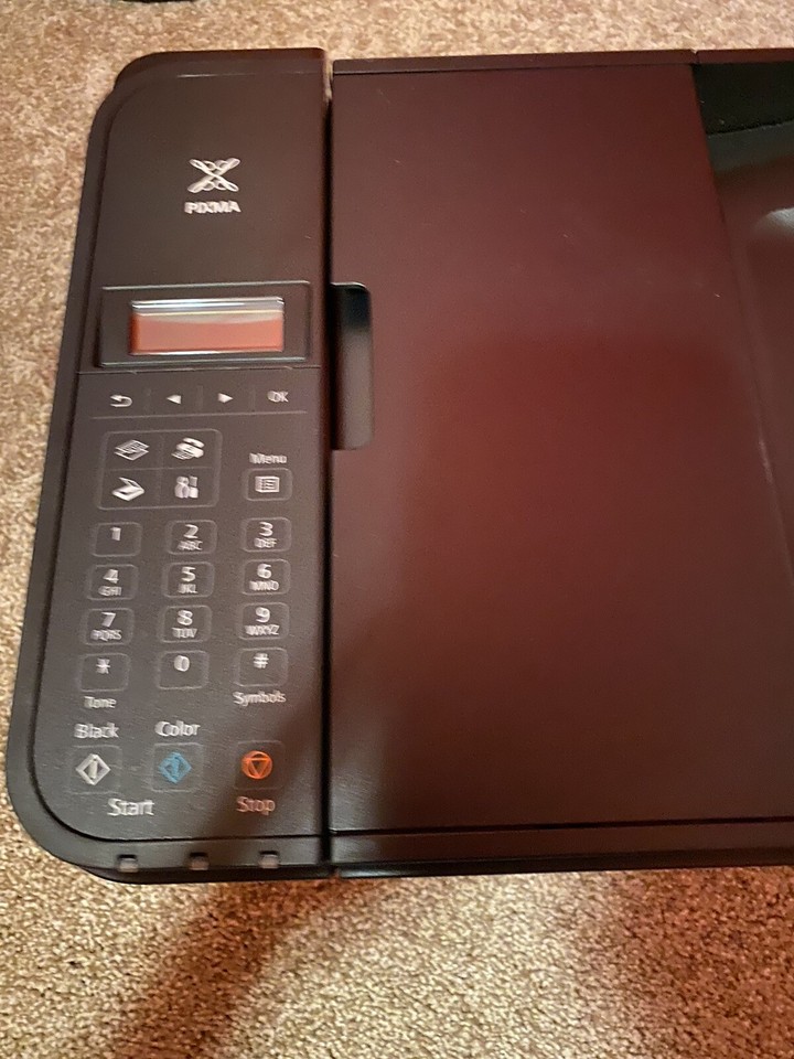 Canon PIXMA MX492 Black Wireless All-In-One Inkjet Printer READ ...