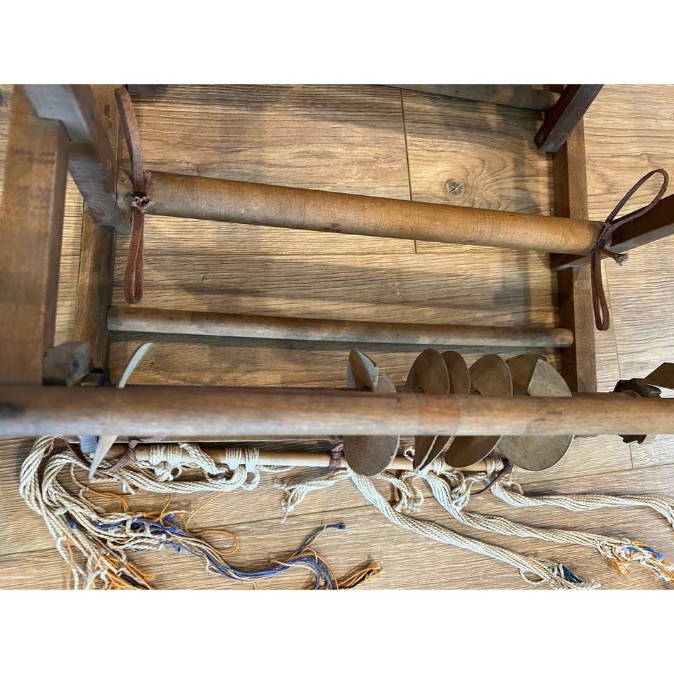 Antique Tabletop Loom 1900's Metal Reed | eBay
