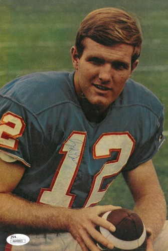 Bob Griese Signed Dolphins Autographed 7.5x11 Magazine Page JSA # ...