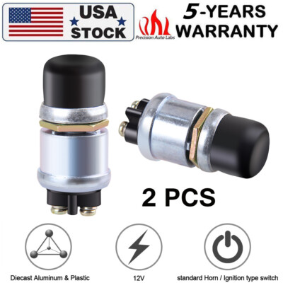 Waterproof Car Boat Track Switch Push Button Horn Engine Start Starter ...