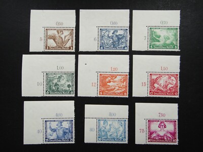 Germany Nazi 1933 Stamps MH German Empire Wagner Nothilfe Third Reich ...