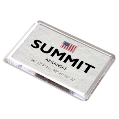FRIDGE MAGNET - Summit - Arkansas - USA - Lat/Long | eBay UK