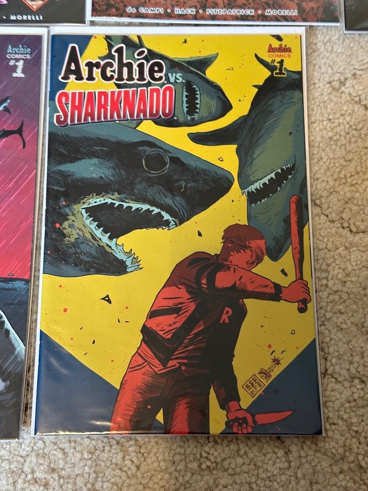 Comics; Archie VS. Predator # 1-4+1 vs Predator II #1-5 vs Sharknado 1 ...