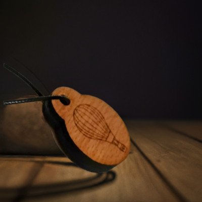 Medical Necklace ,Quality Wood NFC Pendant. NO MONTHLY COST. EASY TO ...