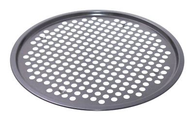 Pizzablech rund gelocht 36 cm antihaft Backblech Ofenblech Pizzaform ...