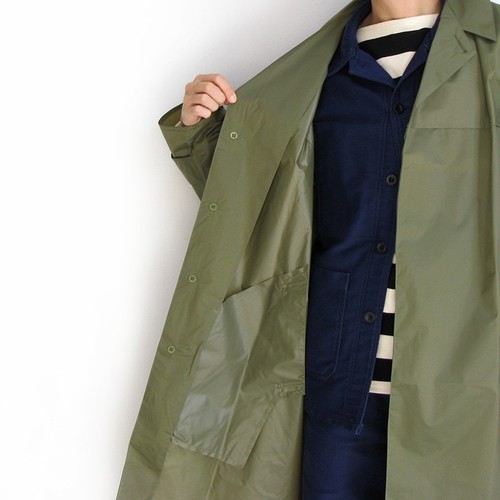 Mens Waterproof Rain Mac Army Military Trench Coat Lightweight RainMac ...