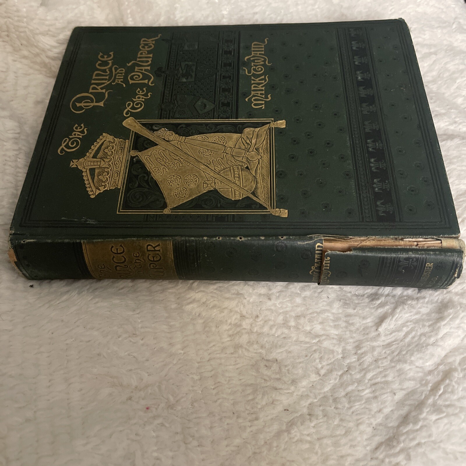 Mark Twain. The Prince & The Pauper. First Ed, First Issue, First ...