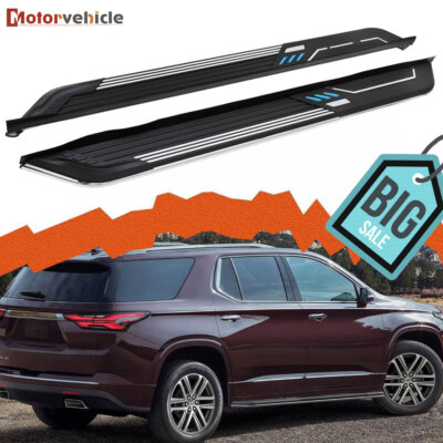 Running Boards for 2018-2024 Chevy Traverse & Buick Enclave Side Steps ...