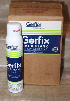 Case of 6 Gerflor Gerfix LVT & PLANK Spray Adhesive, 22oz Can | eBay