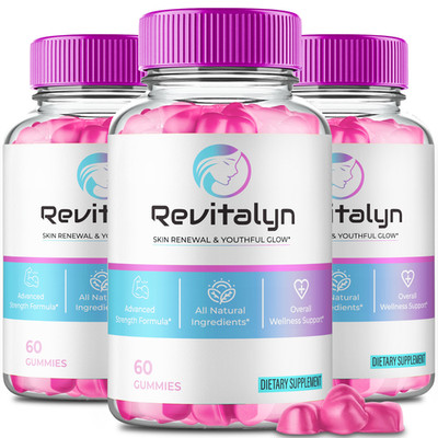 (3 Pack) Revitalyn Gummies, Revitalyn for Healthy Hair, Skin and Nails ...