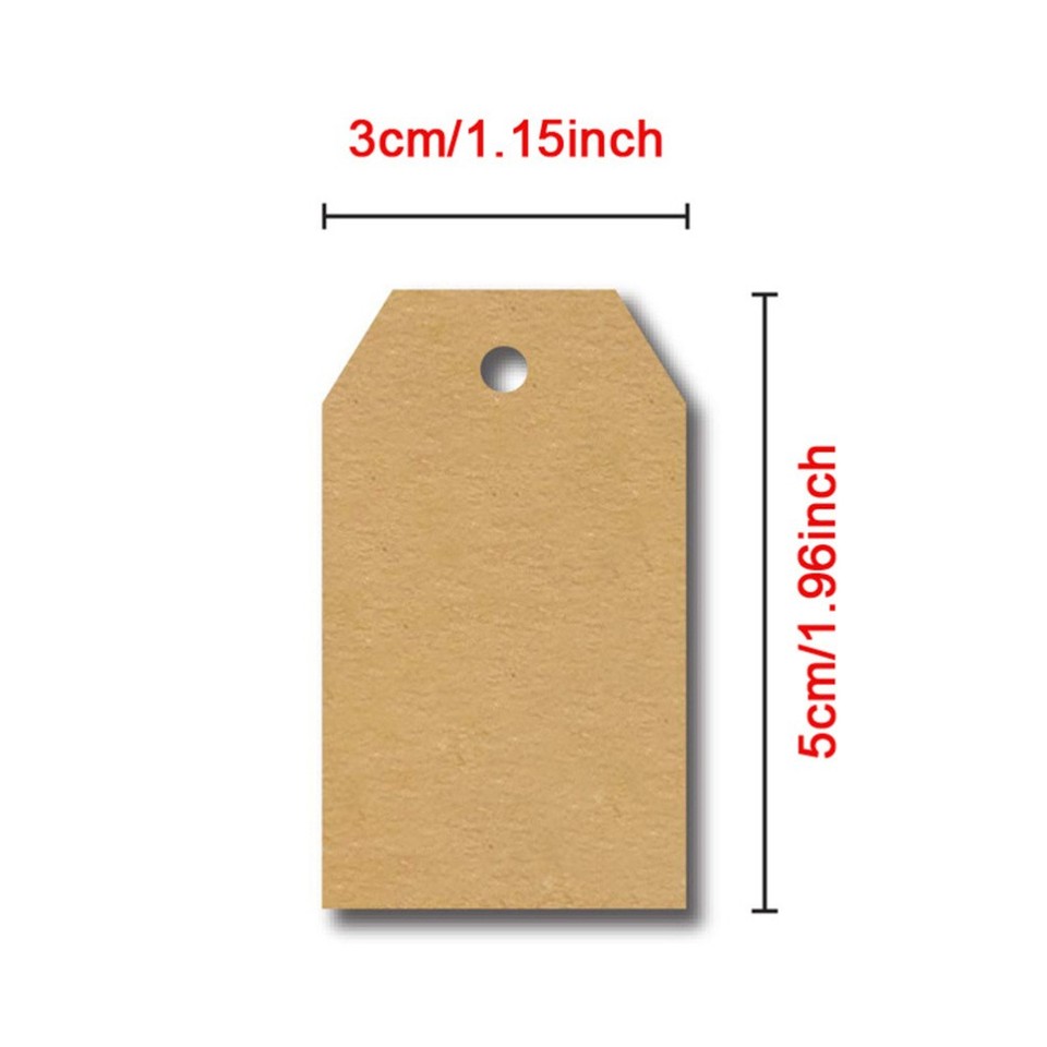 Kraft Paper Lable Sticker Gift Tag Sticker Classification Tag Sticker ...