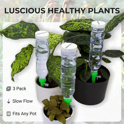 Self Watering Planter Insert Drip Spike High Capacity 20oz Dynamic ...