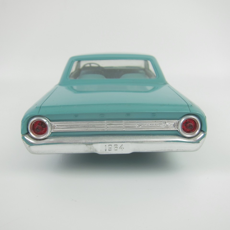 Vintage 1964 Ford Galaxie Sedan Dealer Promo Model Car 500 XL Turquoise ...