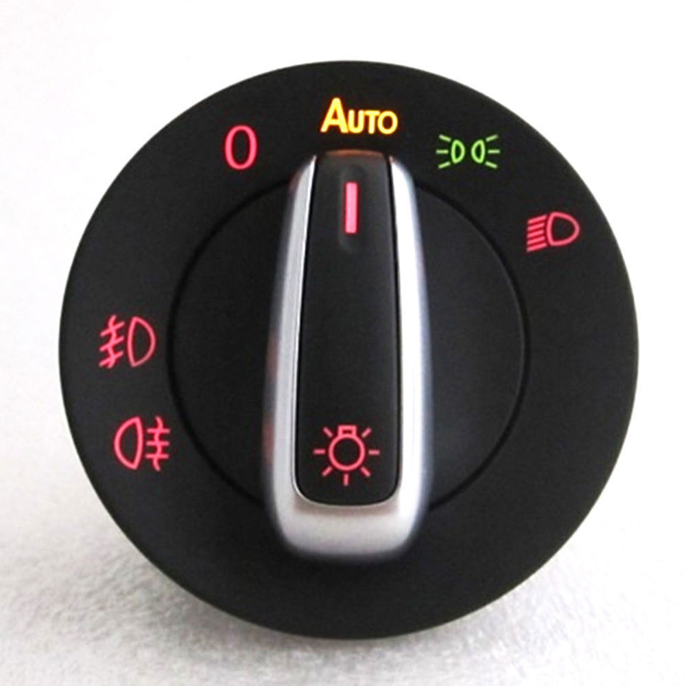 AUTO Headlight Switch Chrome w/ Light Sensor Module For VW Golf Mk4 ...