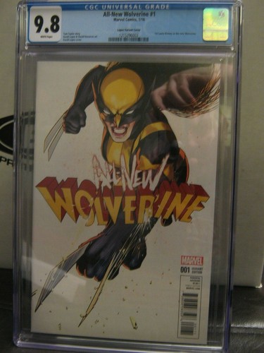 All New Wolverine 1 CGC 9.8 White Pages 1st Laura Kinney Lopez Variant ...