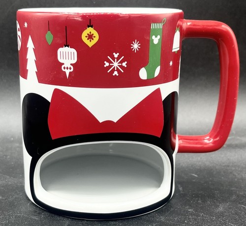 DISNEY MINNIE MOUSE MILK & COOKIES MUG COFFEE CHRISTMAS HOLIDAY DISNEY ...