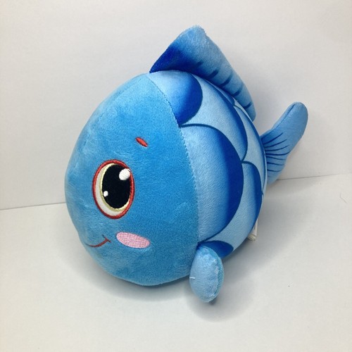 Blue Fish Round Ocean Nanco Plush Stuffed Animal Toy 8" | eBay