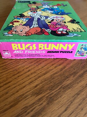 1983 Bugs Bunny And Friends 100 Piece Puzzle Jigsaw Vintage 11 1/2 x 15 ...