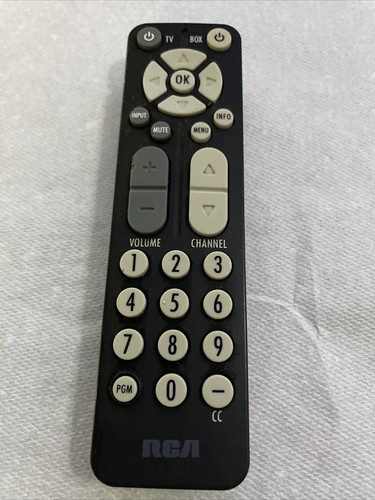 RCA RC27A OEM Original TV Converter Box Replacement Remote Control ...