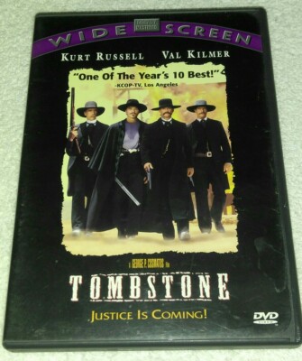 Tombstone DVD Kurt Russell , Val kilmer 717951000064| eBay