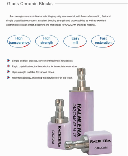 Dental Glass Ceramic Lithium Block Cerec Emax CAD CAM Blocks 4 or 5 set ...