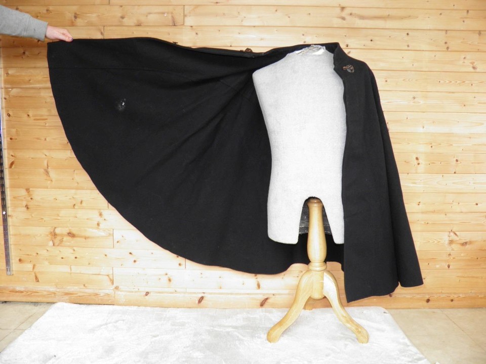 Vintage Black British Police Officers Wool Cape | eBay