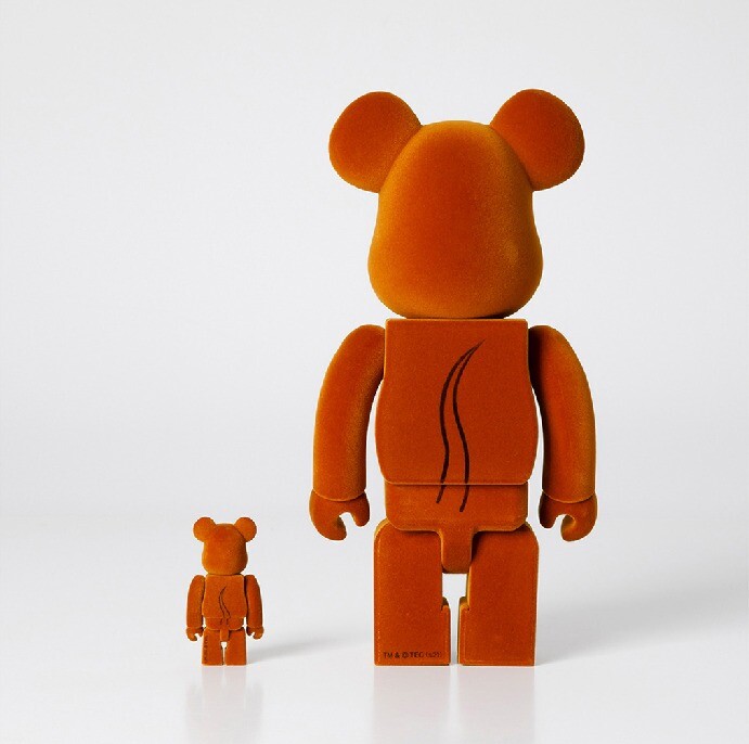 Medicom Toy BE@RBRICK Bearbrick 400% + 100% JERRY Flocky Ver. Authentic ...