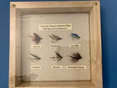 Classic Fly Fishing Flies Trout Salmon Shadow Box Six (6) Series 101 ...