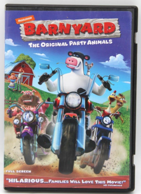 Barnyard (DVD, 2006, Full Frame) Animated Movie by Nickelodeon w/ Kevin ...