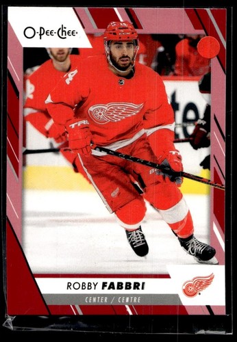 2023-24 O-Pee-Chee Red Border Robby Fabbri Detroit Red Wings #491 ...