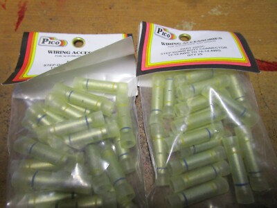 3900.2285C 12-10 - 16-14 GAUGE VINYL STEP DOWN CONNECTOR YELLOW W/BLUE ...