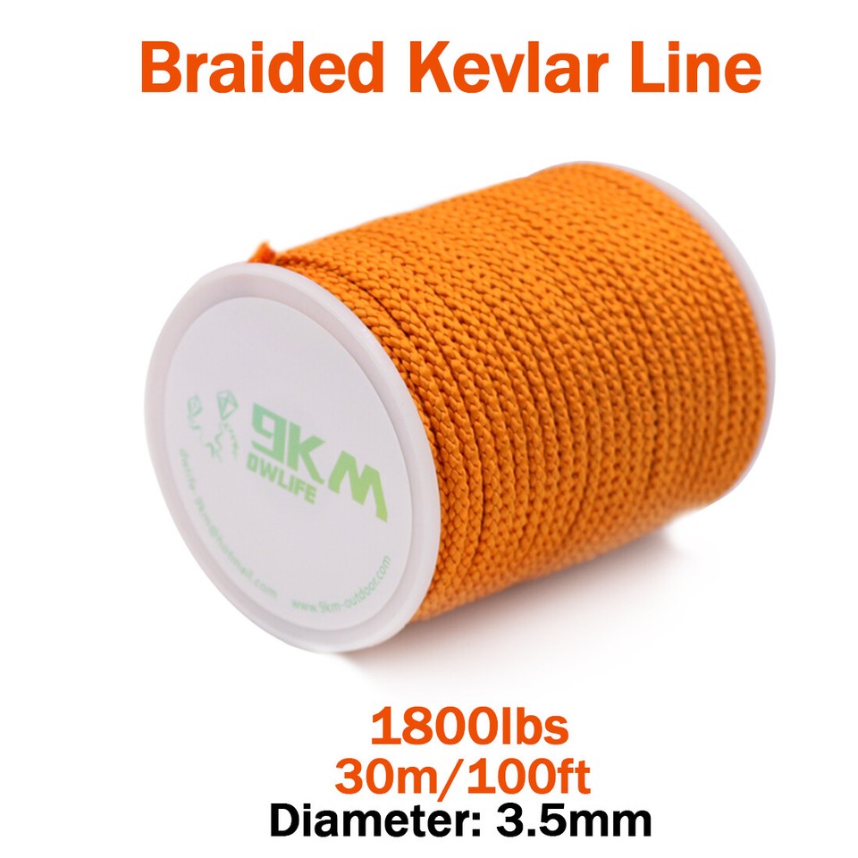 Braid Kevlar Cord Fishing Line Kite Flying String Camping Rope Made ...