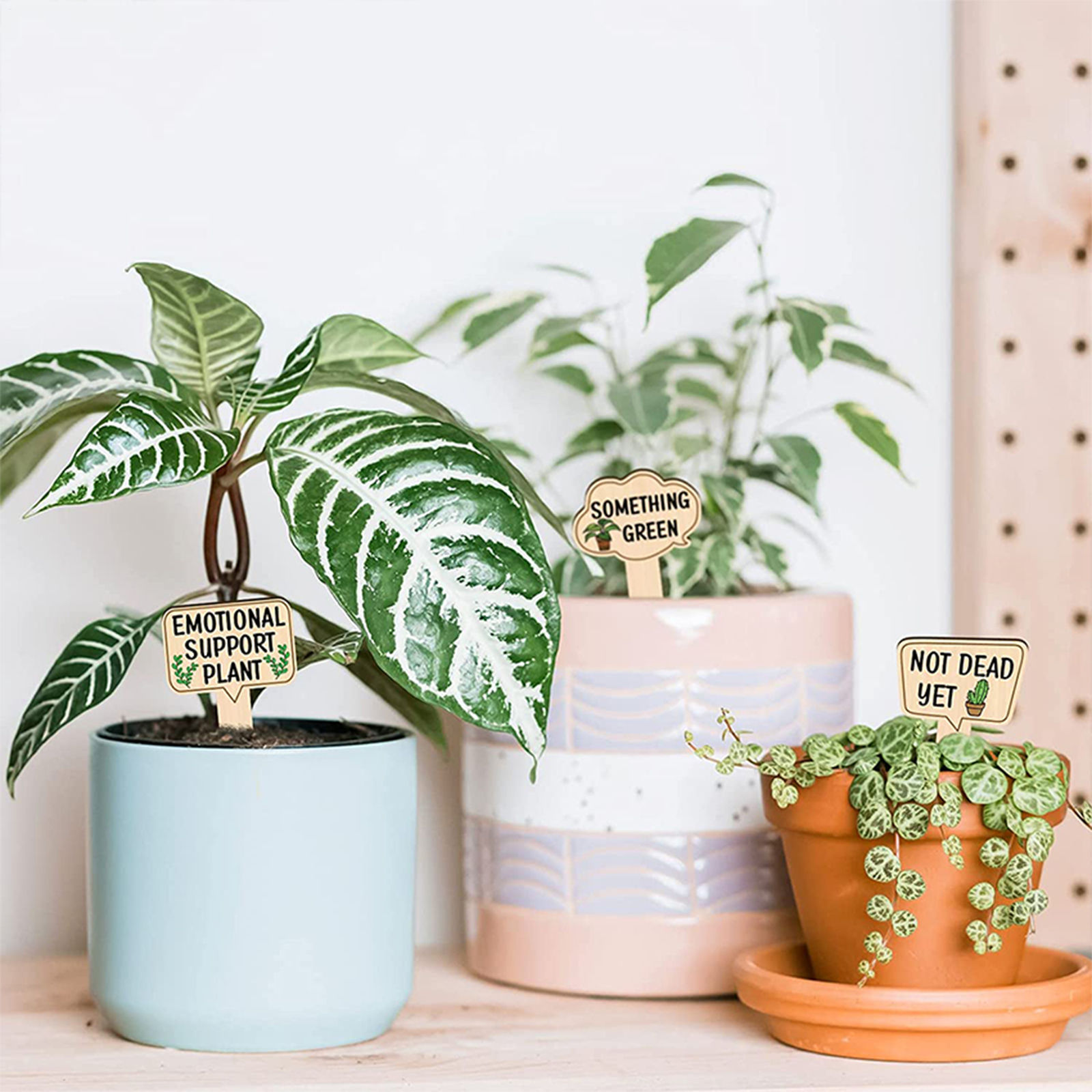 15pcs Wood Plant Labels Sticks Waterproof Garden Markers Name Tags ...