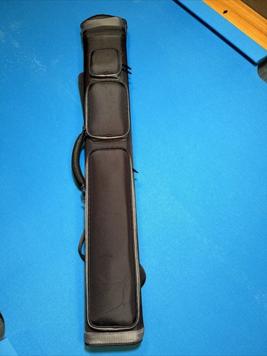 Black & Grey Pool Cue Case 3x5 with Backpack Straps | eBay