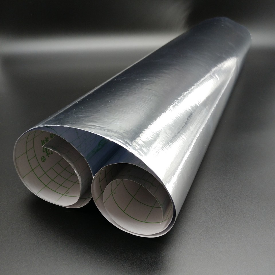 61x100cm Wall Foil Mirror Decor Wall Sticker DIY Self-adhesive Wall ...