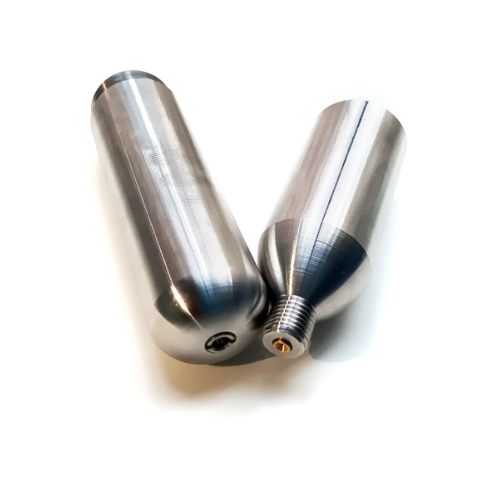 Refillable Co2 Cartridge 3/8-24UNF Threaded Rechargeable Reusable Gas ...