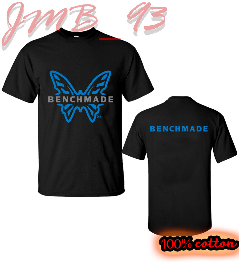 Black Tshirt Benchmade Logo T shirt Heavy Cotton Size USA | eBay