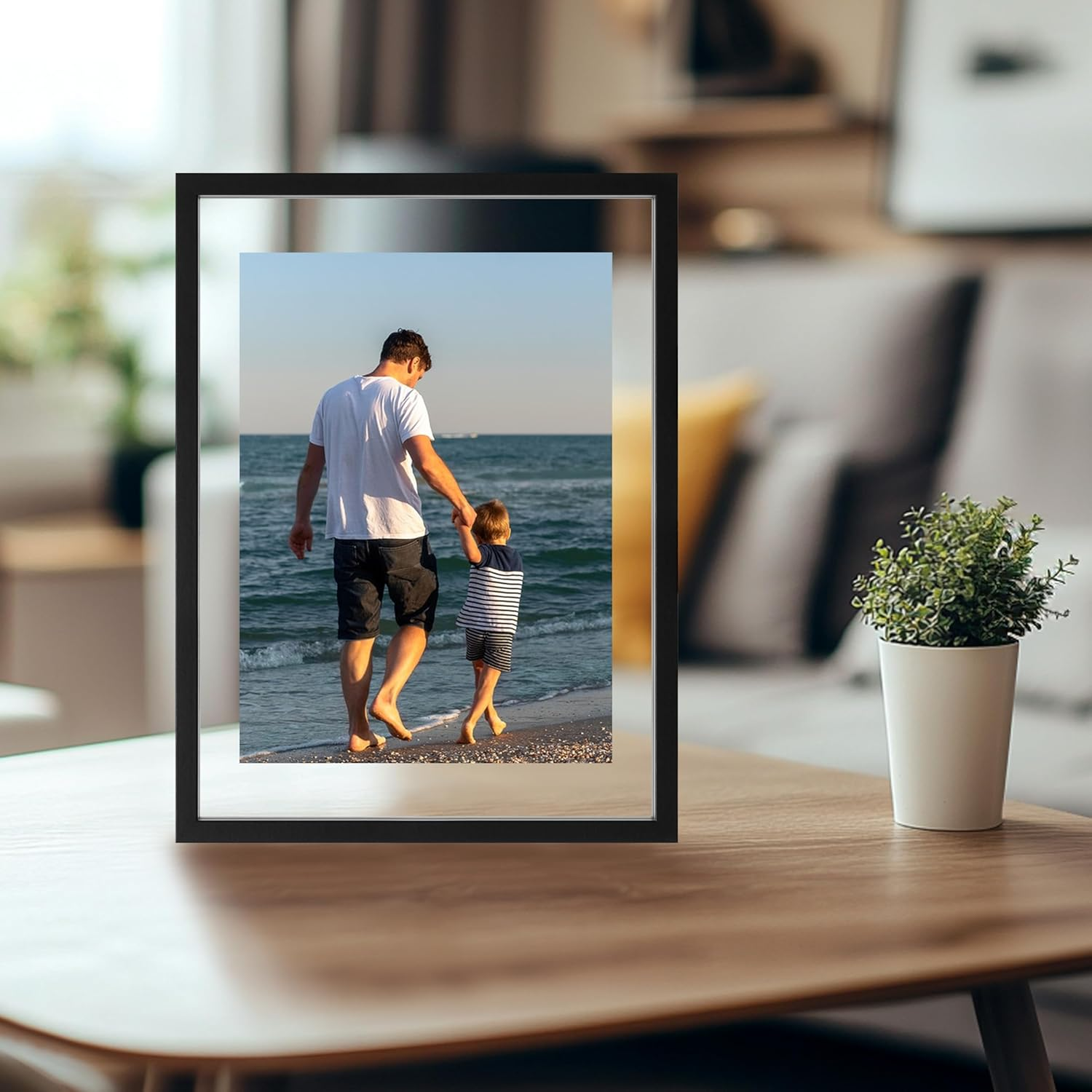 12X16 Floating Picture Frame Set of 2,Double Plexglass Floating Frame ...