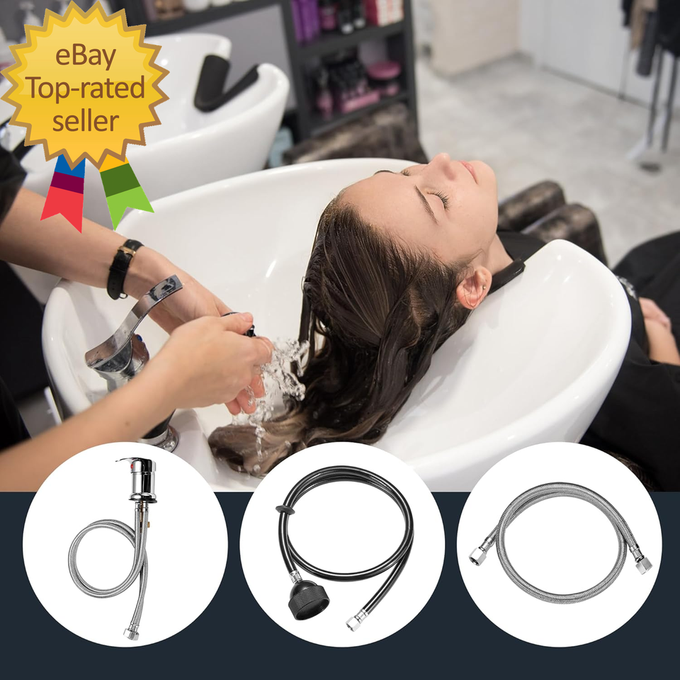 Salon Shampoo Bowl Faucet Vacuum Breaker Kit Replacement Sink Parts for ...