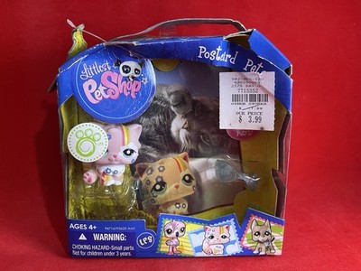 LPS Littlest Pet Shop Postcard Pets #1436 2009 NIB Fluffy Cat Pink🔥 | eBay