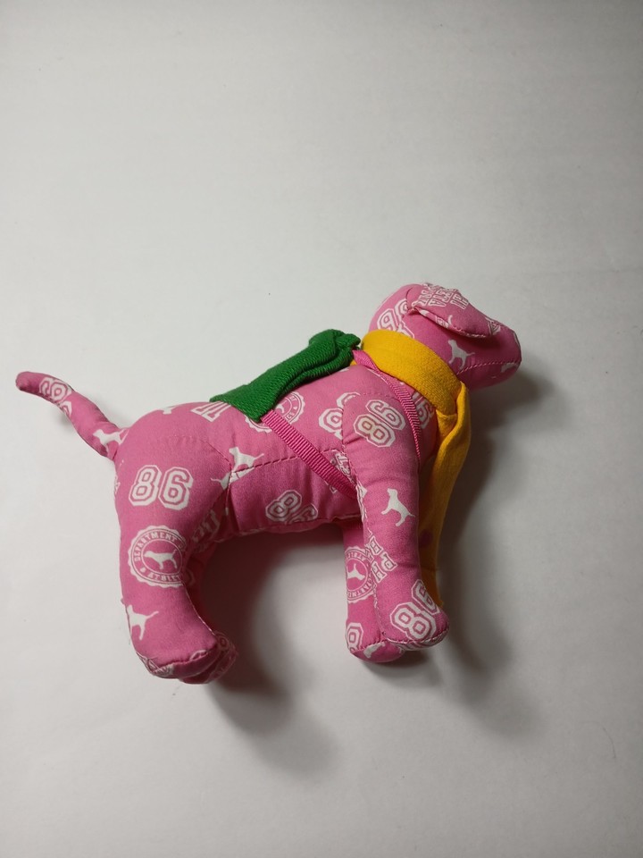 Lot of 2 Victorias Secret Vintage Pink Plush Dog, Very Good Condition ...